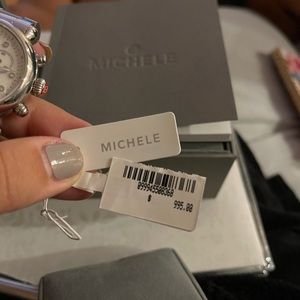 Accessories | Michele Deco Watch Round With Diamonds | Poshmark